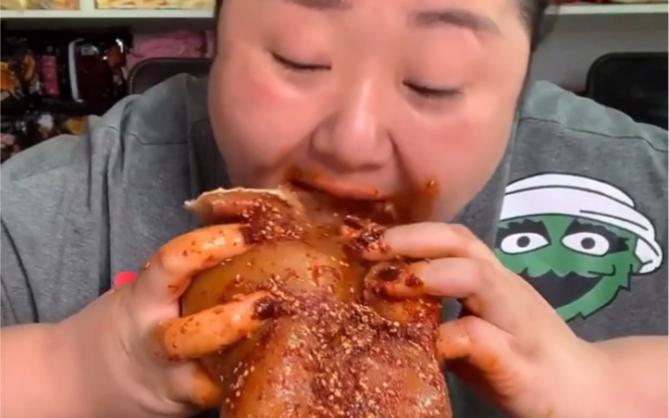 快手胖姐吃播图标