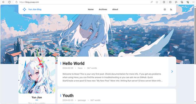 github搭建个人网站截图