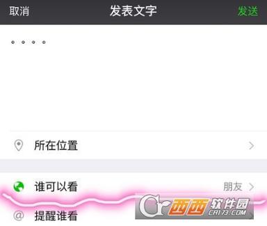 微信朋友圈仅一人可见图标