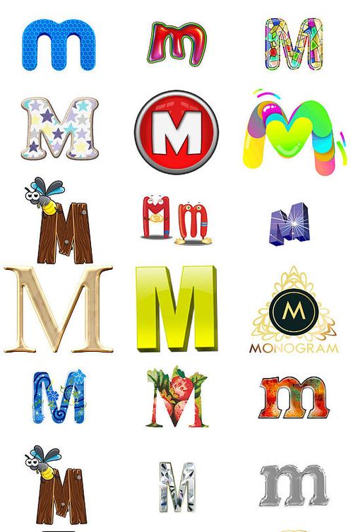 英文字体设计logo艺术字图标