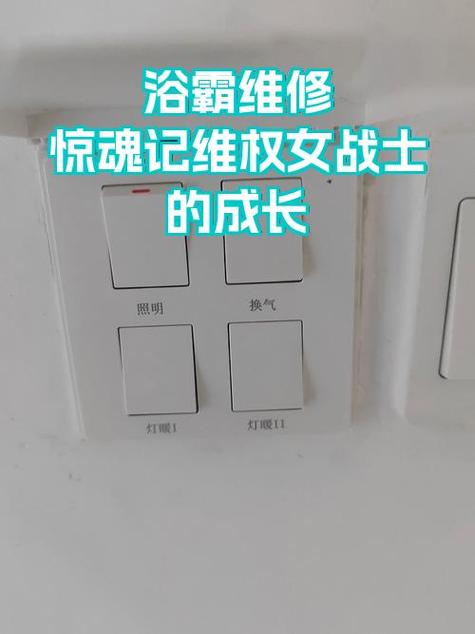浴霸所有的灯都不亮了怎么检修图标
