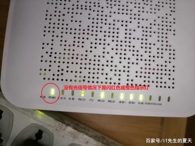 宽带机顶盒光信号闪红灯图标