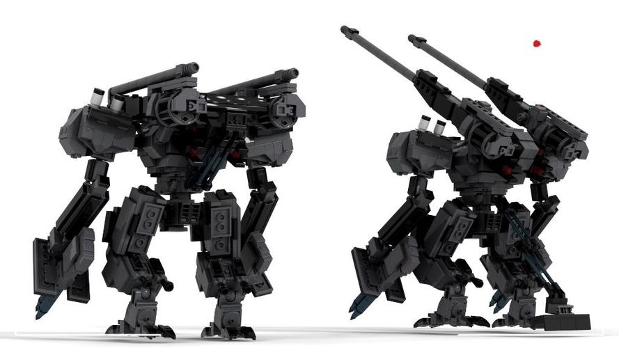乐高moc迷你载人机甲图标