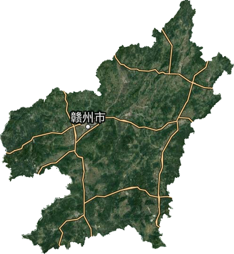 赣州市卫星地图高清版