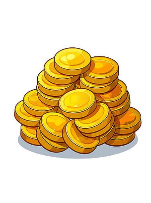 一堆金币怎么画截图