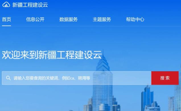 新疆建设云平台登录入口图标