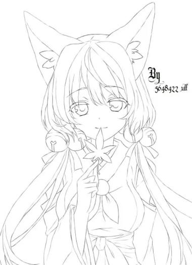 黑白漫画打印素材