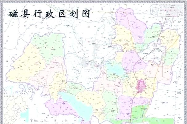 磁县地图 各乡镇图标