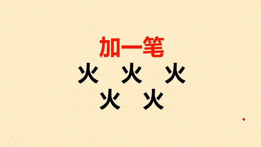 火字加一笔有几个字图标