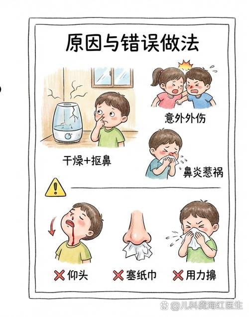 孩子老爱流鼻血怎么回事图标