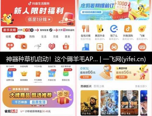 推荐的十个薅羊毛软件截图