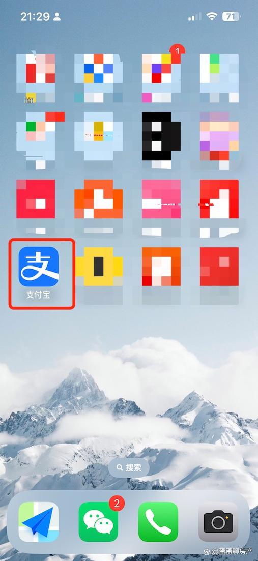 支付宝支付在哪里找到图标