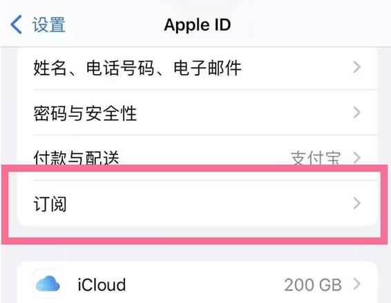 苹果手机设置订阅打不开怎么回事图标