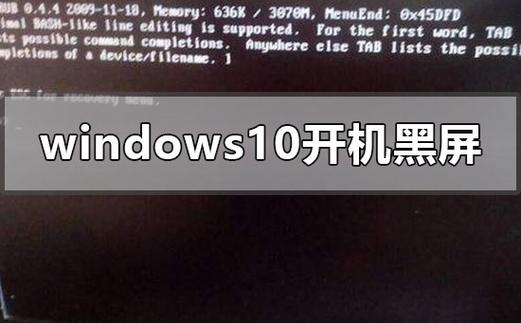 win10只有鼠标黑屏图标
