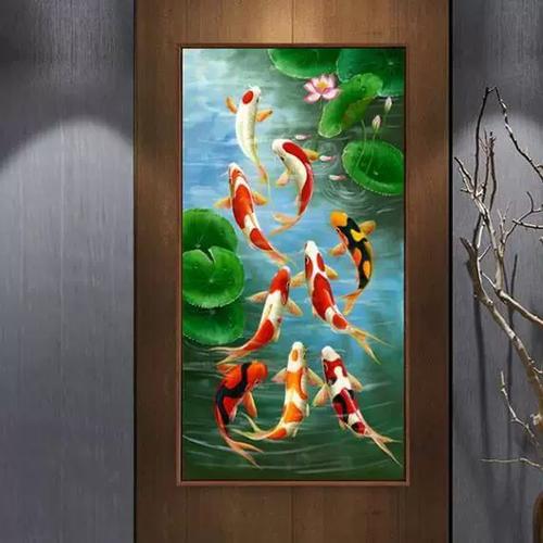 大幅十字绣从哪开始绣