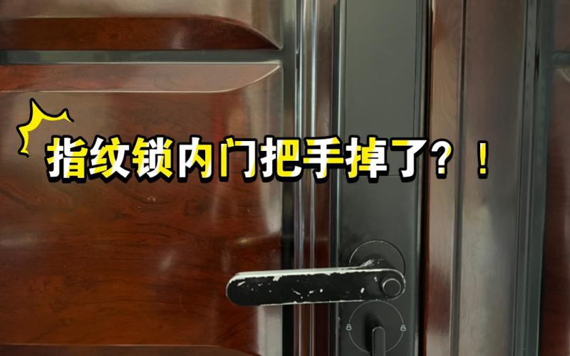 指纹锁门把手掉了怎么修图标