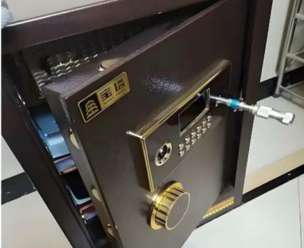 机械密码柜开锁步骤图解图标