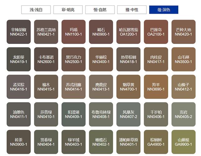 深色系有哪些颜色图标