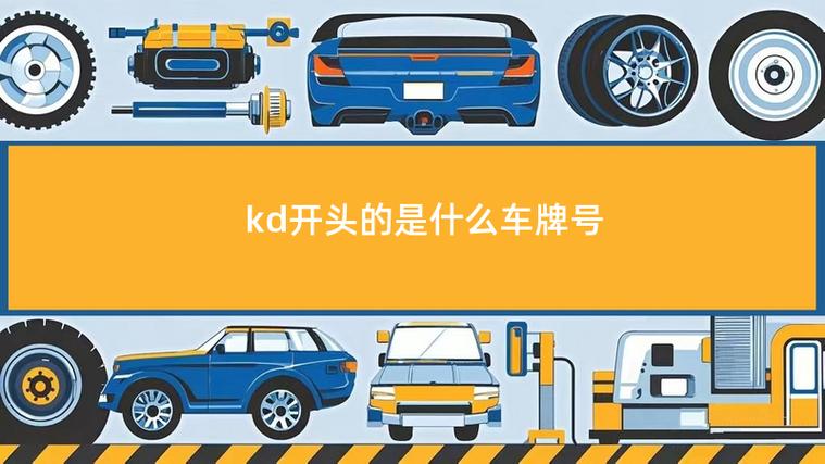 牌照kd开头什么意思图标