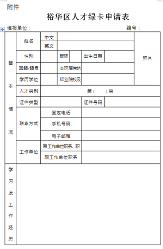 人才绿卡申请条件