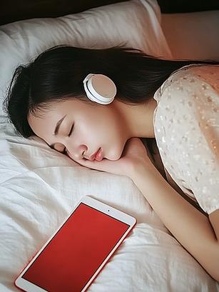 睡觉可以戴耳机吗图标