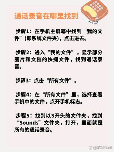 怎么查找电话录音图标