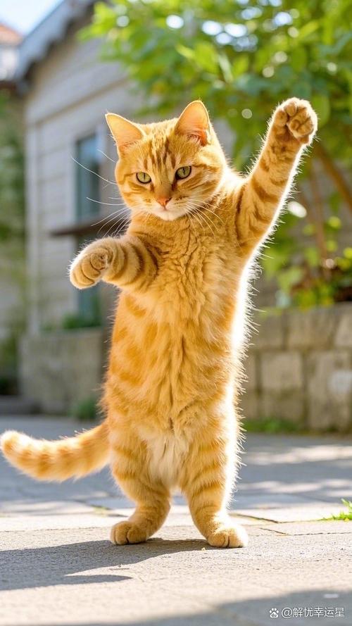 橙色的猫咪图标