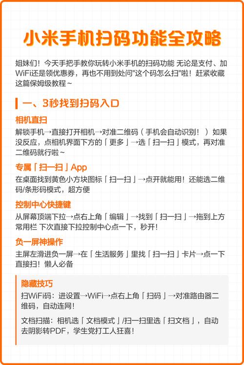 小米手机的二维码在哪里图标