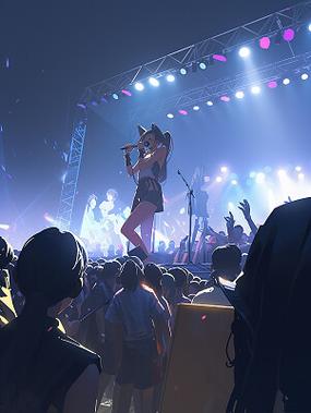 舞台漫画图标