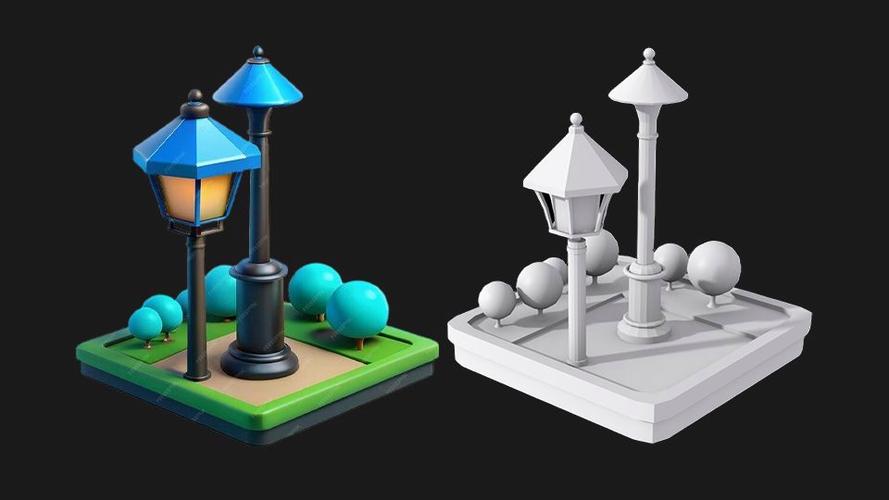 3dmax做图标