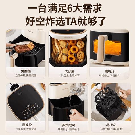空气炸锅使用方法图标