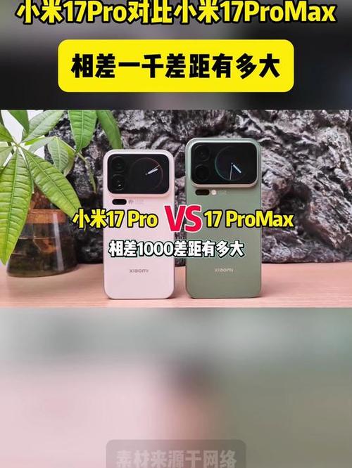 小米17pro和小米17promax的区别图标