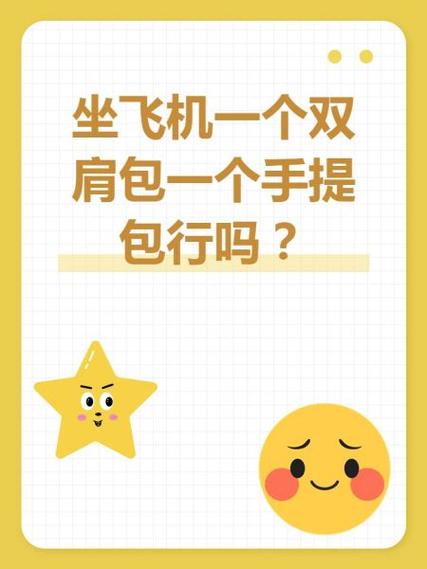 飞机随身带2个双肩包吗
