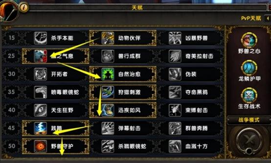 魔兽世界猎人鼠标指向宏图标