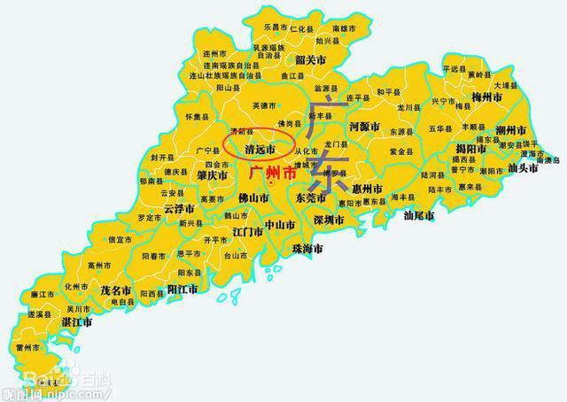 广东省地图最新图标