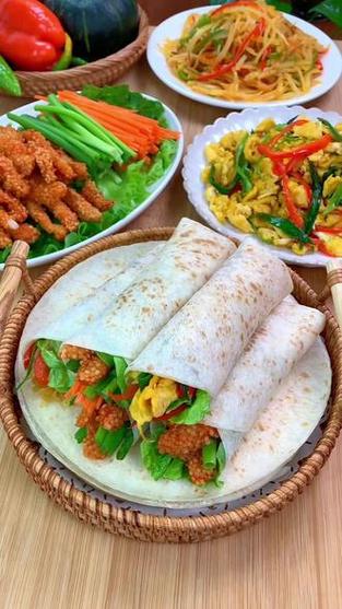 卷饼的6个菜最合适