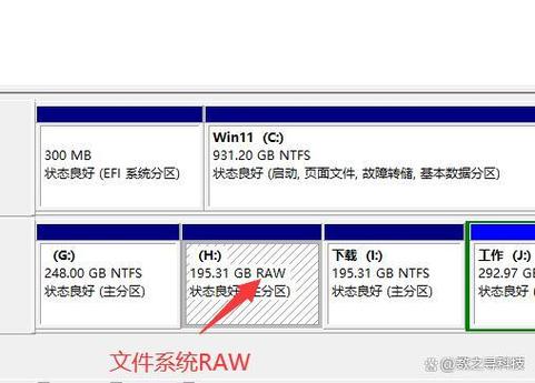 硬盘变为raw怎么修复截图
