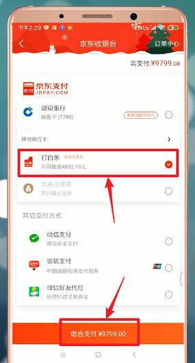 京东怎么用白条支付图标