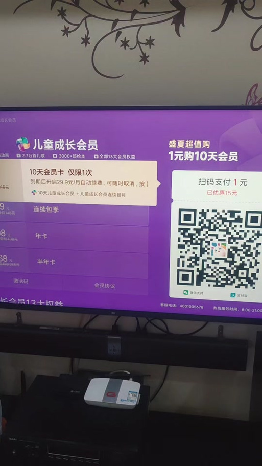 小米家庭会员年卡