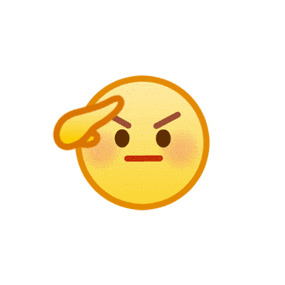 敬礼动态表情包图标