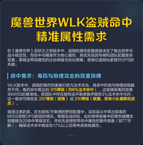 70级盗贼精准和命中截图