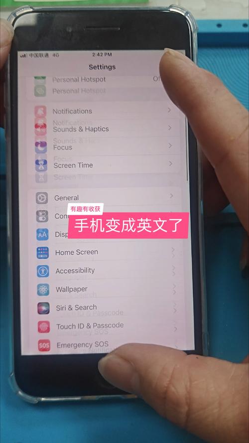 苹果6p变成英文怎么设置成中文图标