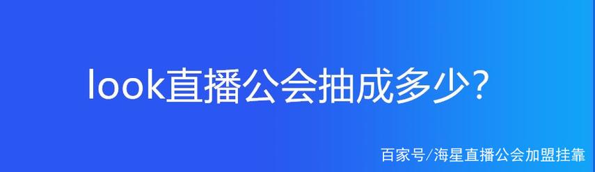look平台抽成多少图标