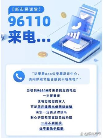 什么原因会接到96110图标