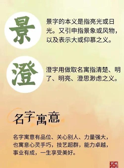 男孩叫澄的寓意图标