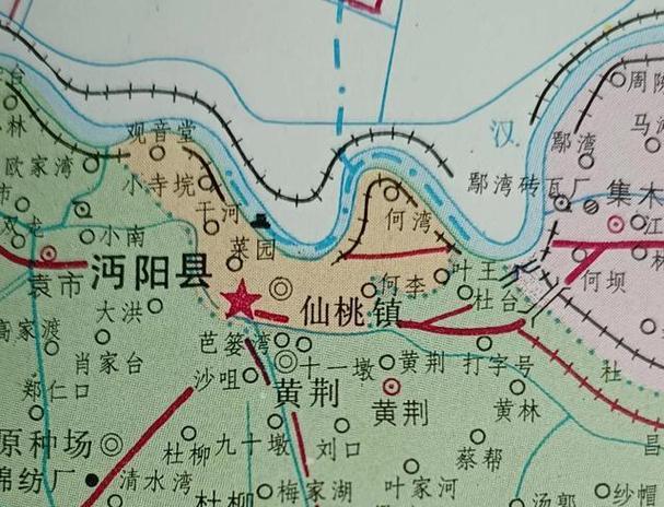 沔阳地图
