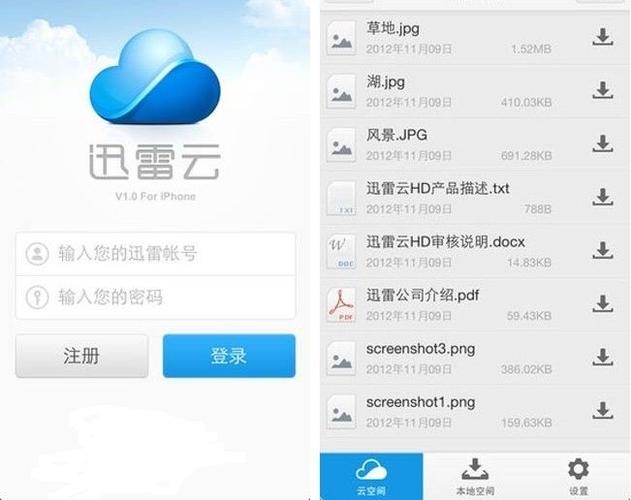 迅雷云图标