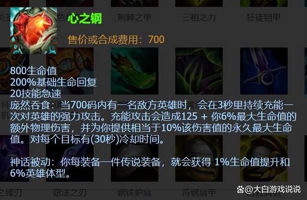 提莫可以出心之钢吗