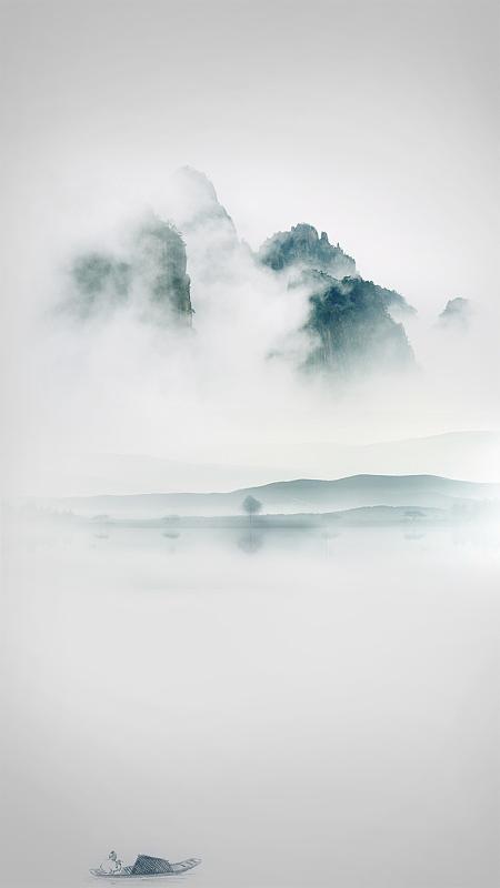 水墨壁纸截图