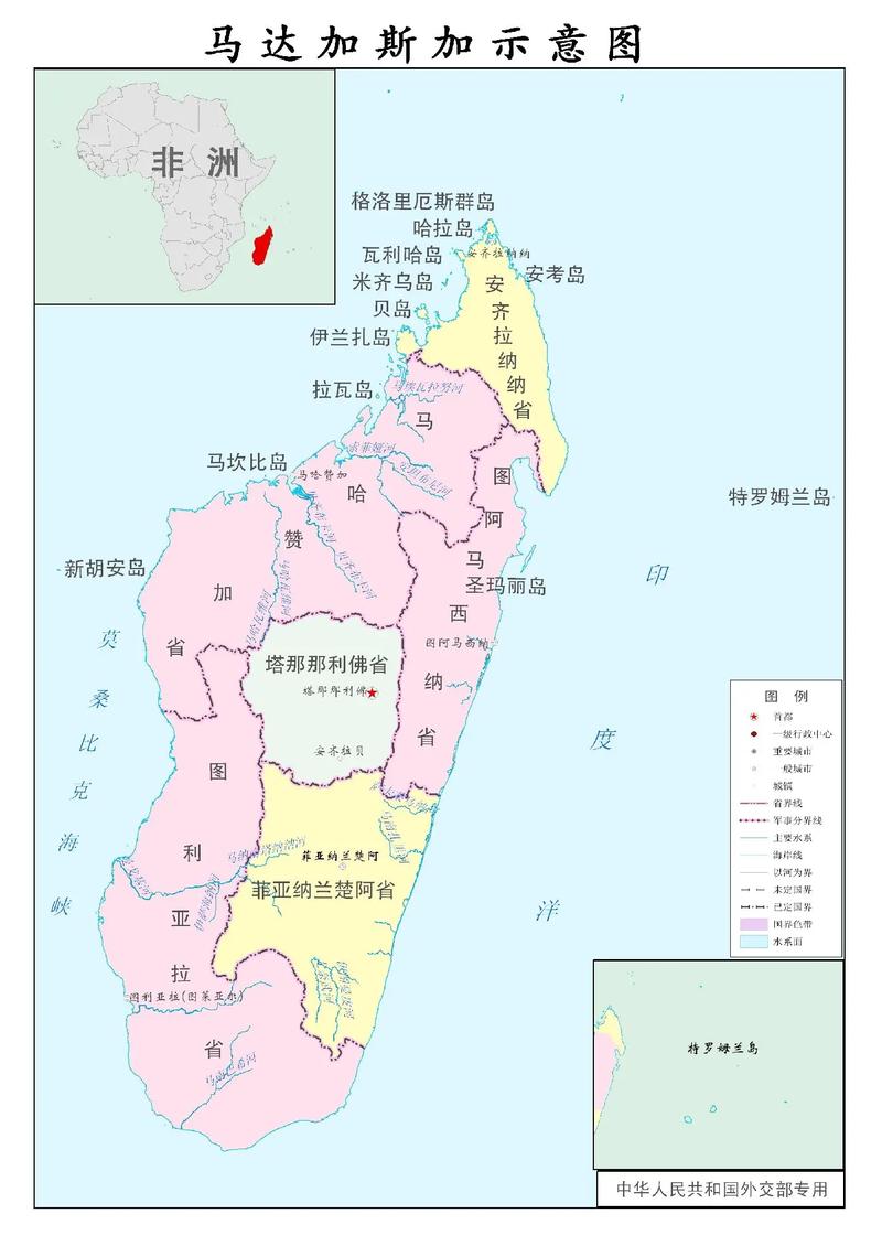 马达加斯加 地图图标